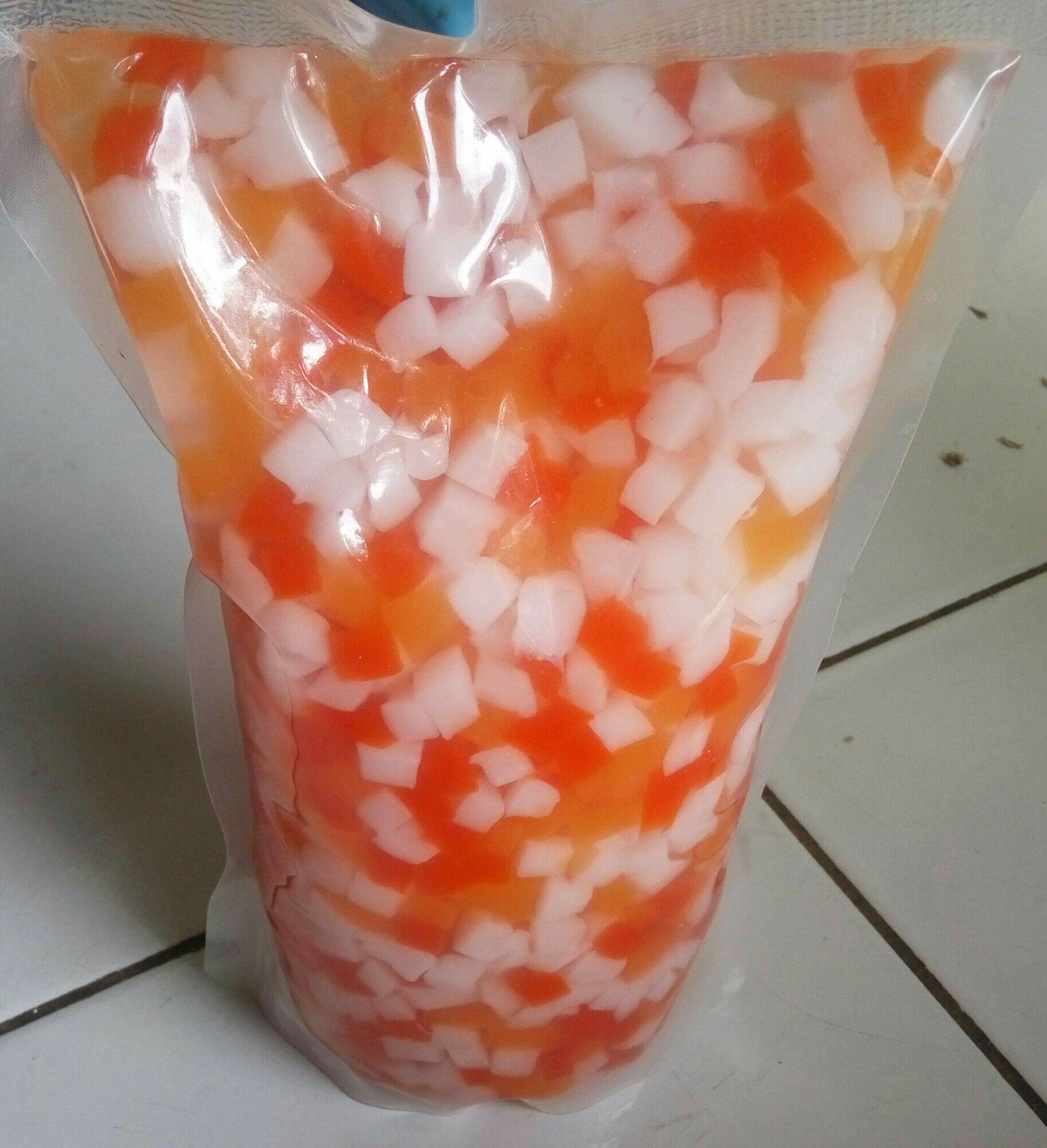 toping minuman jelly 1kg/rainbow jelly pelangi 1kg | Lazada Indonesia