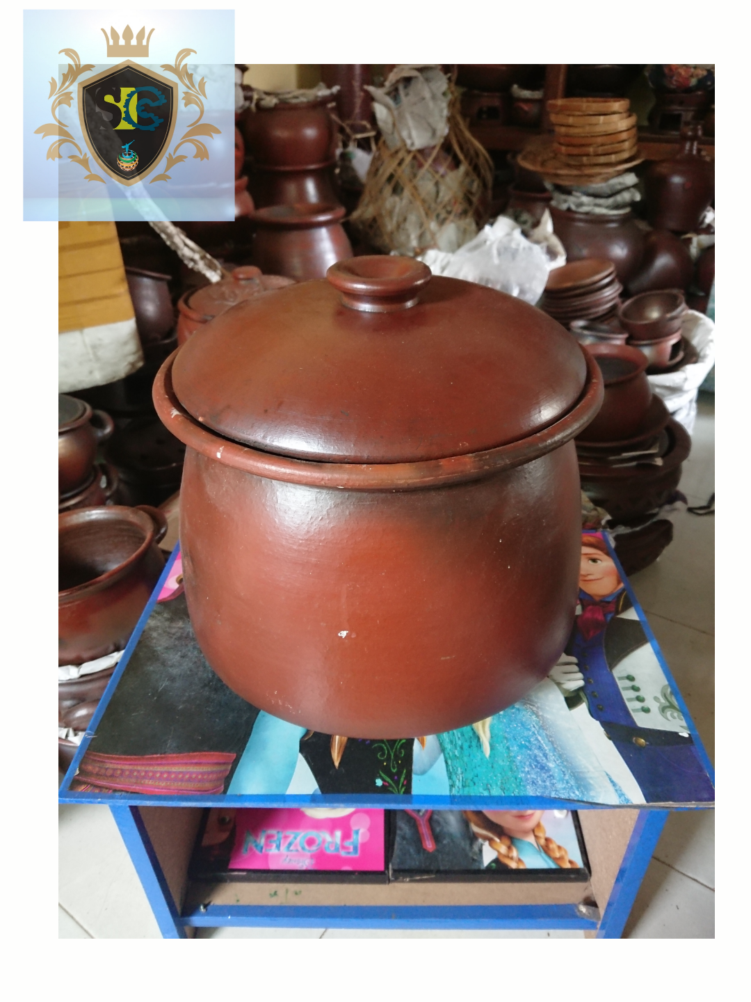 KUALI GERABAH TANAH LIAT DIAMETER 22 CM TEBAL JAWA TRADISIONAL TEMBIKAR ...