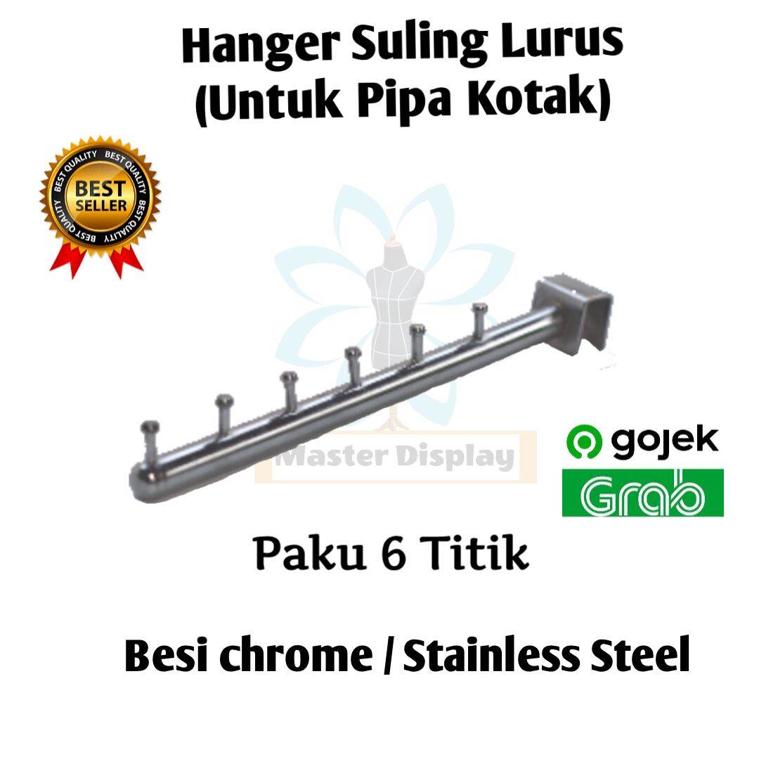 Hanger Suling Lurus 6 Titik (Pipa Kotak) | Lazada Indonesia