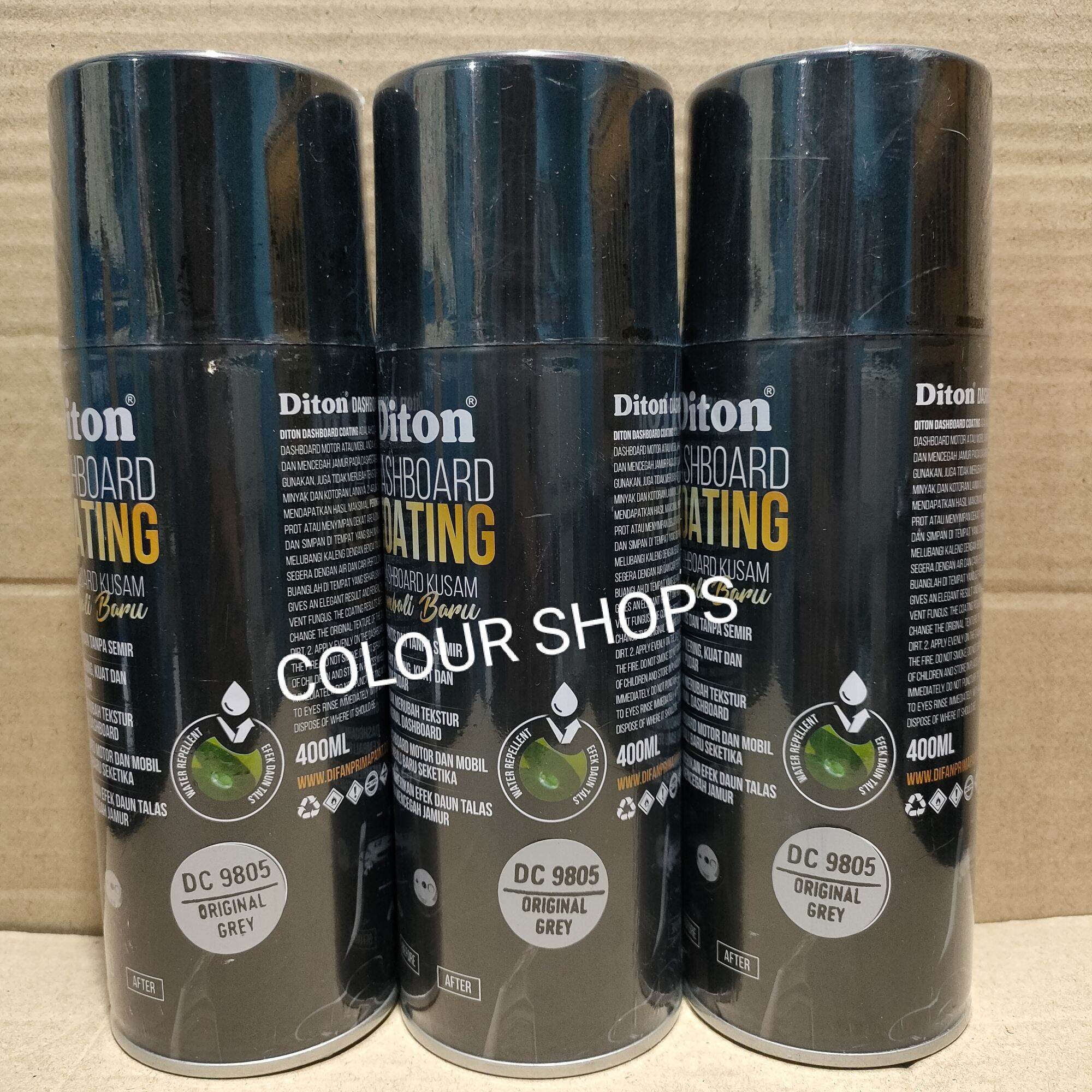 Cat Semprot DITON PREMIUM DASHBOARD COATING ORIGINAL BLACK 9800 ORANGE ...