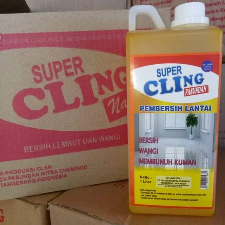 Sabun pembersih lantai 1Liter/Sabun Super Cling Lantai 1Liter | Lazada ...