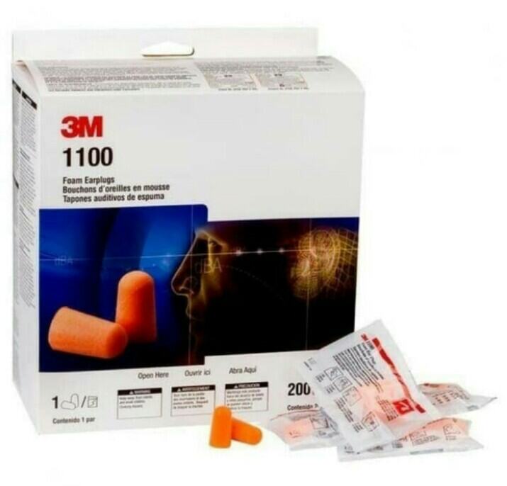 tutup telinga safety anti bising 3m / ear plug 3m tipe 1100 | Lazada Indonesia