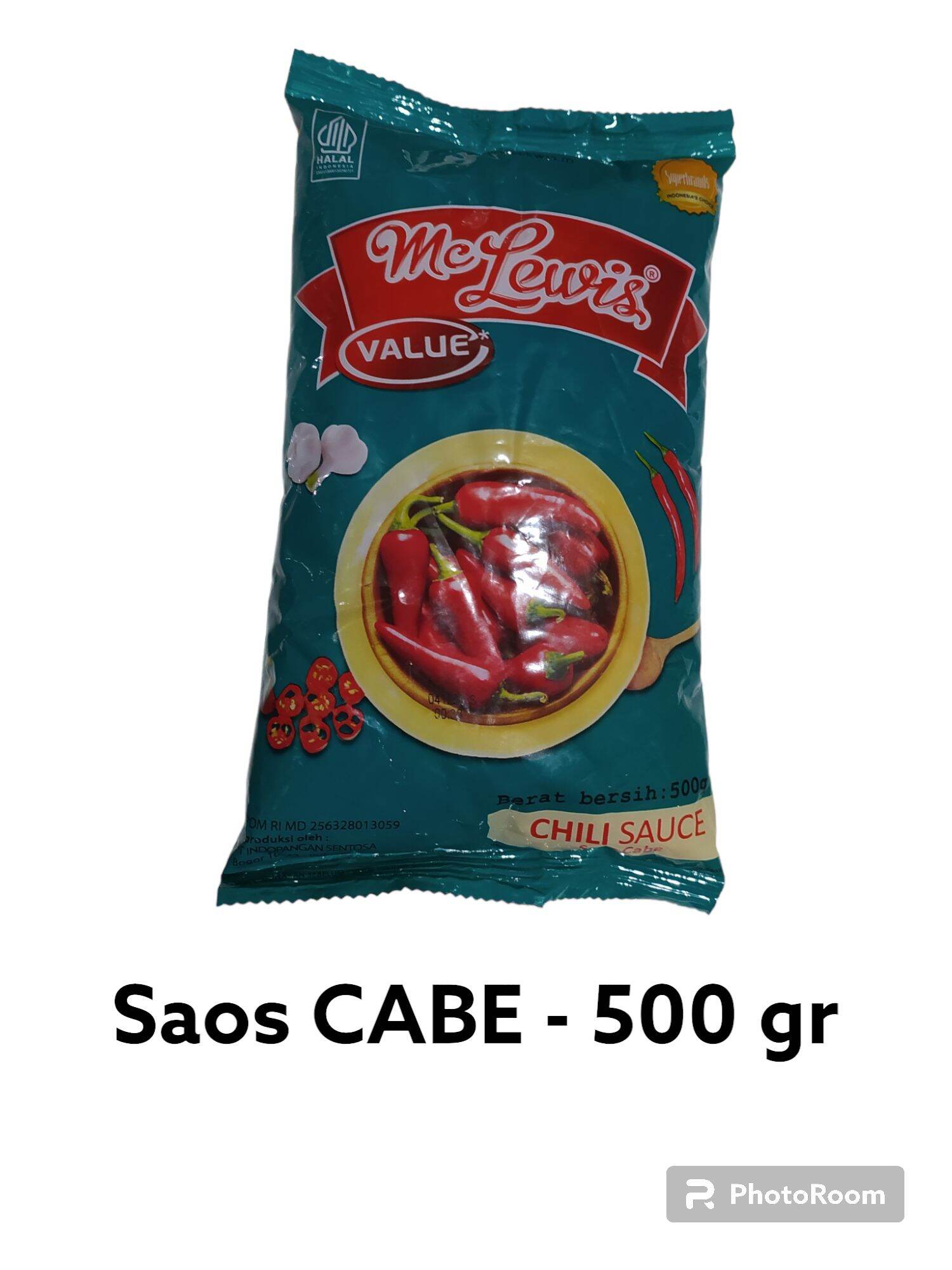 Saos Cabe/Saos Tomat/Saos MC LEWIS 1 Kg/500 gr | Lazada Indonesia
