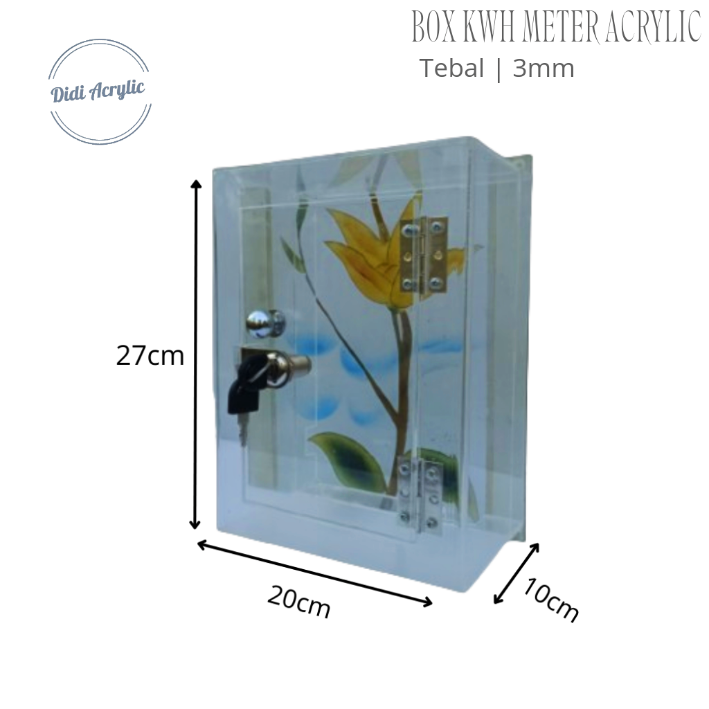 Box cover kwh meteran listrik acrylic indoor | Lazada Indonesia