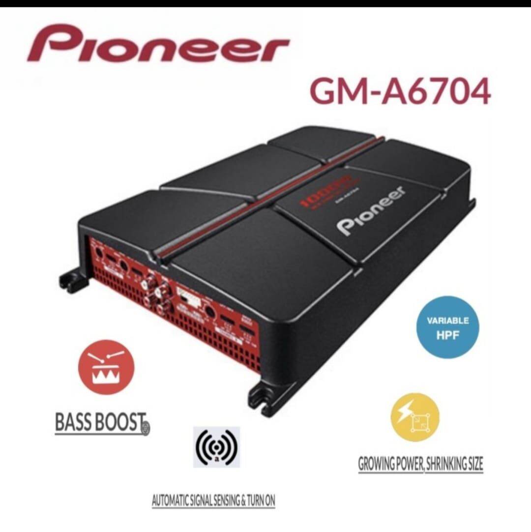 power amplifier Pioneer GM-6704 power 4 chenel mosfet | Lazada Indonesia