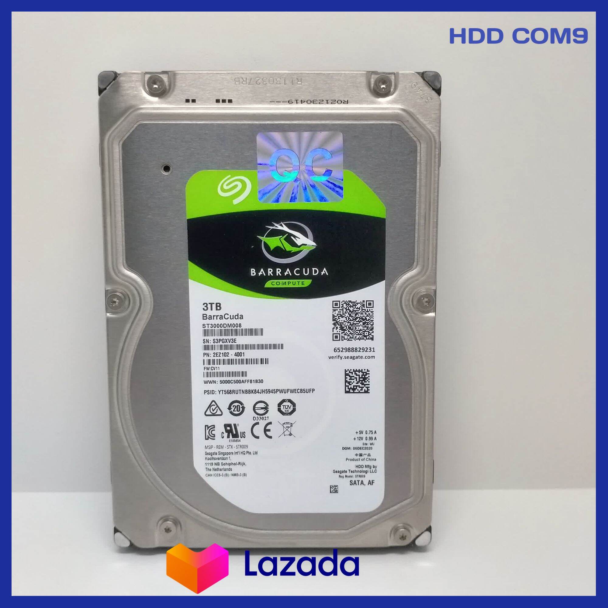 Hardisk 3TB Seagate Barracuda Rpm 7200 -Hardisk Internal 3.5 Sata ...