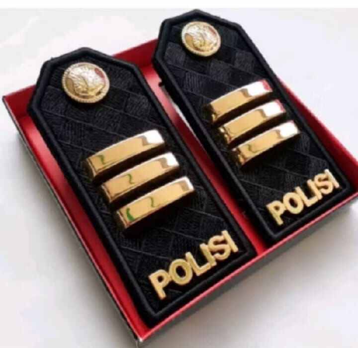 Pangkat PDU Perwira Polri Ipda Iptu Akp Model Akrilik Variasi Lis ...