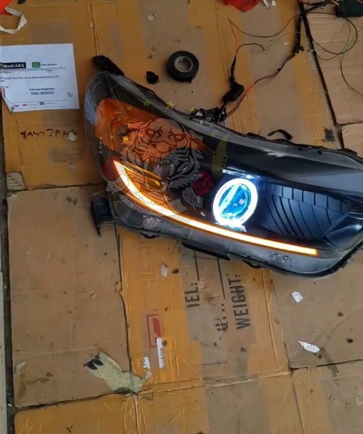 Lampu Custom Honda New Brio 2022.Headlamp New Brio 2019-2022.Lampu ...