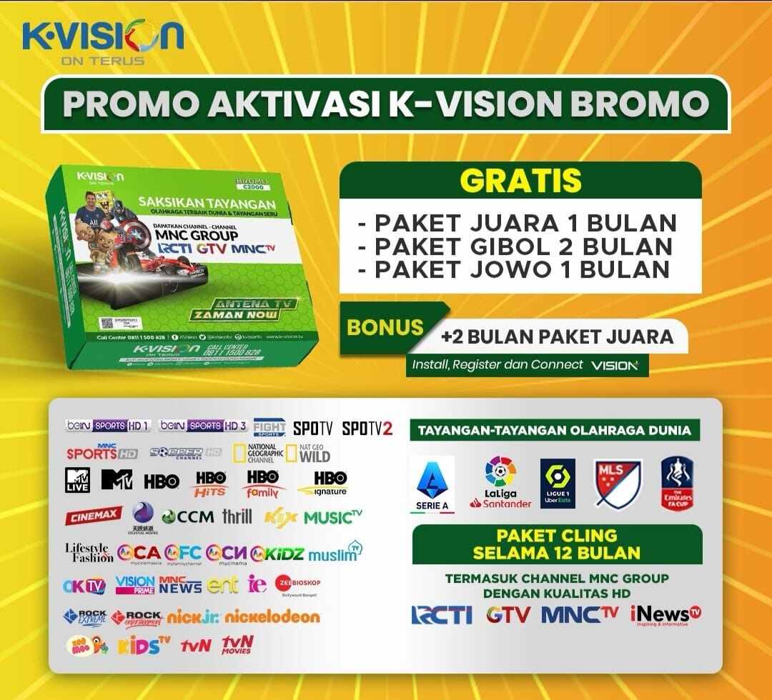 Parabola optus hijau lubang 60 cm Full set paket receiver kvision bromo ...