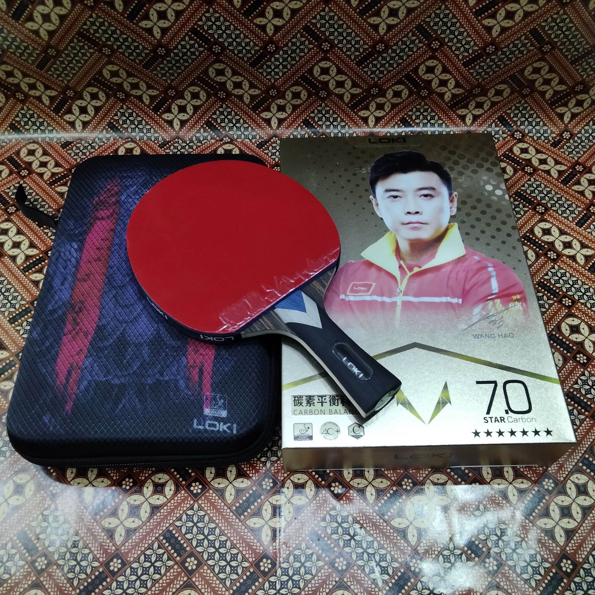 bad tenis meja / bed pingpong Loki 7 star carbon | Lazada Indonesia