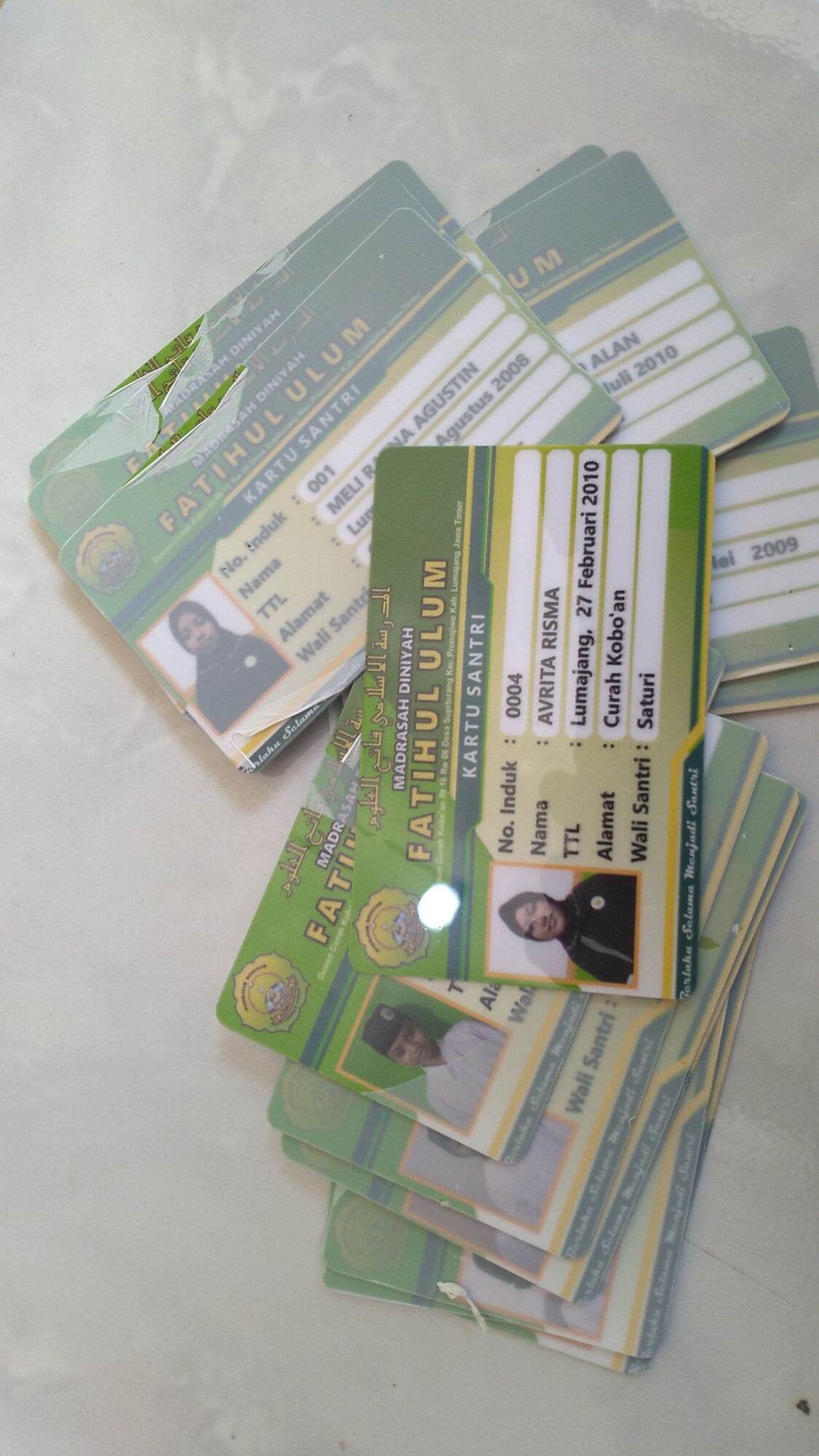 CETAK ID CARD / KARTU SANTRI / KARTU NAMA | Lazada Indonesia