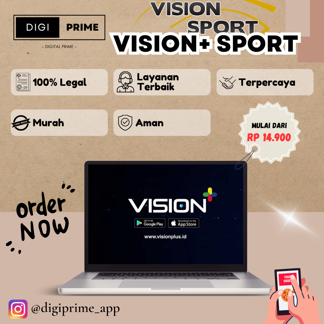 VISION+ SPORTS PREMIUM 1-12 BULAN | Lazada Indonesia