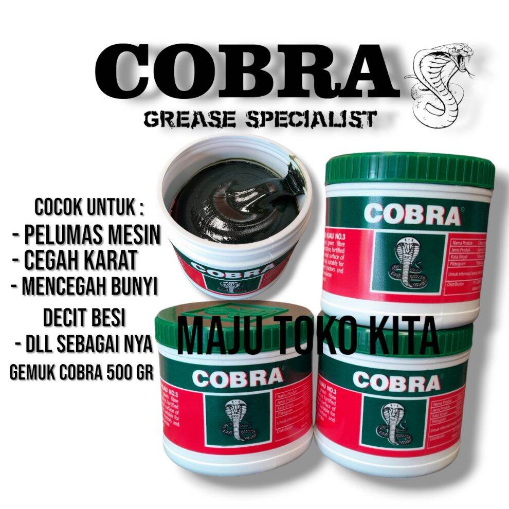 Gemuk Cobra Grease Cobra / Cobra Chassis Grease Pelumas Stempet Hijau ...