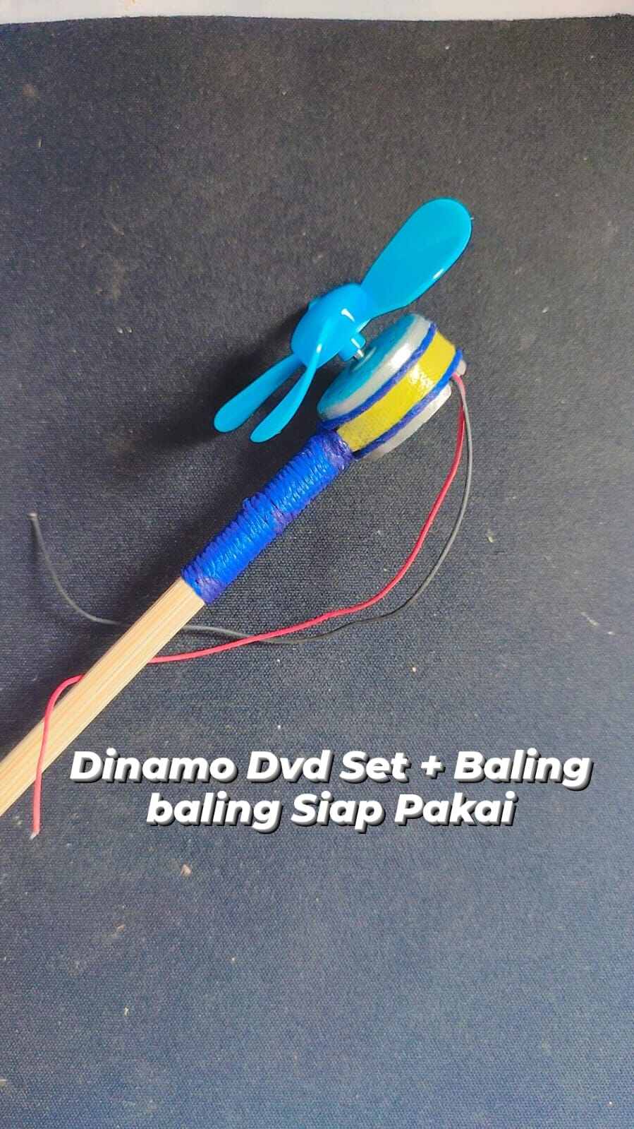 DINAMO Dvd 6 - 9 volt Layangan Set + kipas 6 cm | Lazada Indonesia