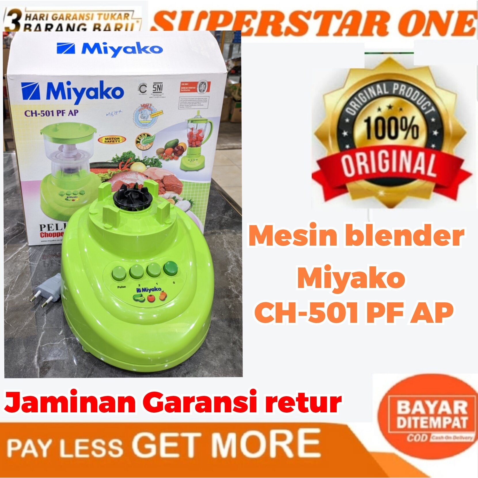 Mesin blender Miyako CH-501 PF AP / ch 501 pf ap | Lazada Indonesia Mesin blender Miyako CH-501 PF AP / ch 501 pf ap | Lazada Indonesia