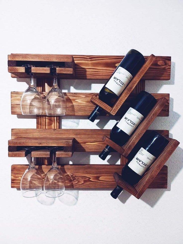 Rak Botol Minuman Dan Gelas Kayu Jati Belanda Rak Dinding Rak Hiasan ...