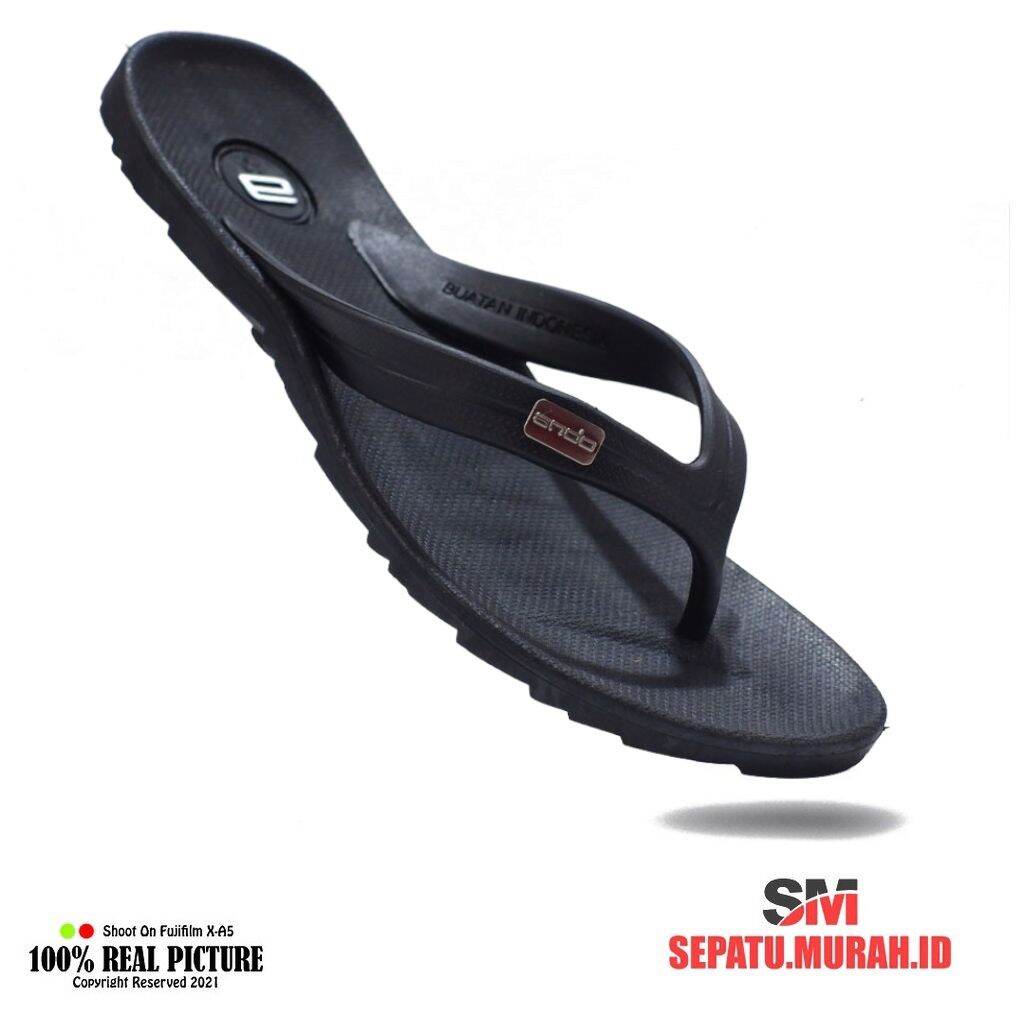 Sendal jepit pria karet distro sandal cowok Ando Thunder 02 38-42 ...