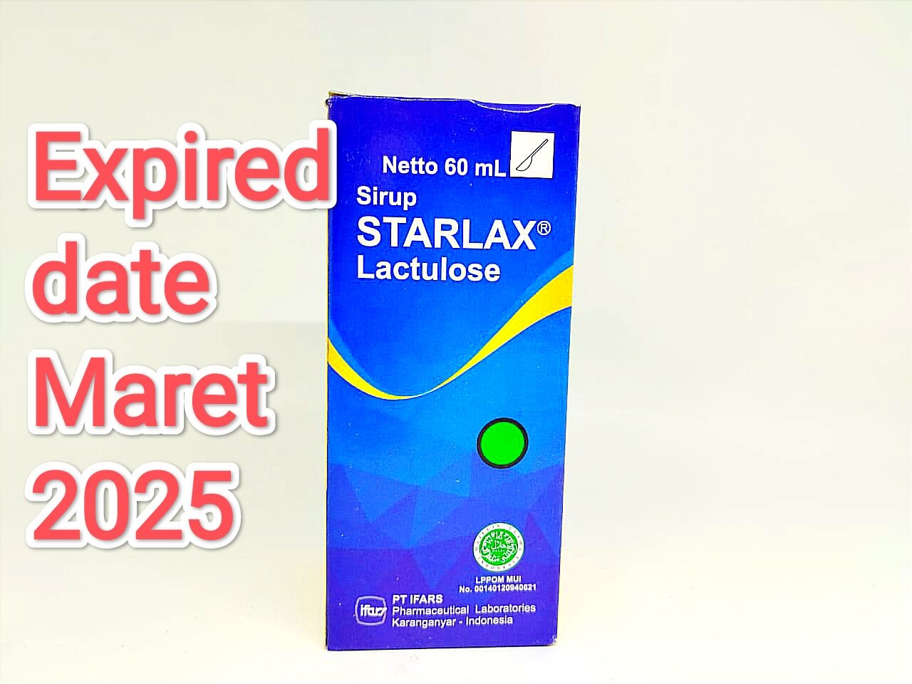 STARLAX SYRUP 60 ML LAKTULOSA SIRUP OBAT PENCAHAR KONTIPASI KRONIK ...