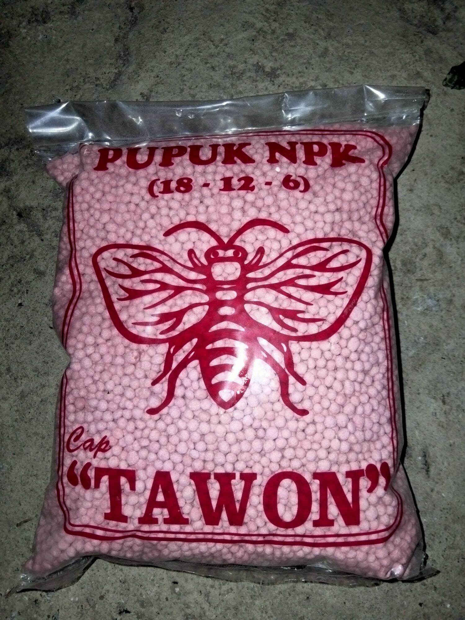 pupuk npk cap tawon 18-12-6 500grm buat batang dan daun | Lazada Indonesia