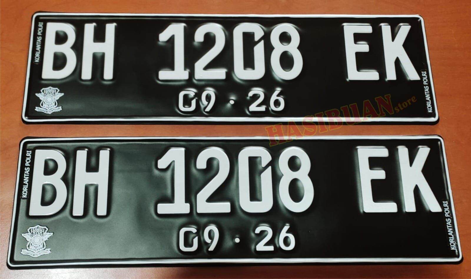 Plat Nomor Mobil Terbaru / Lama Standar Samsat Putih & Hitam | Lazada ...