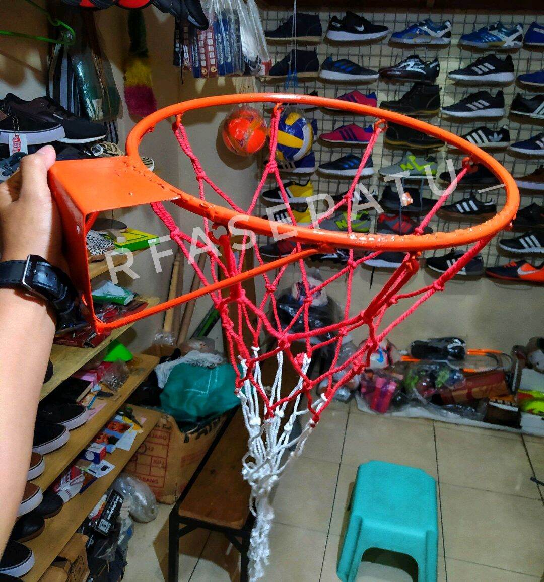 Ring Basket Besi Tunggal Ring Basket + Jaring Murah | Lazada Indonesia