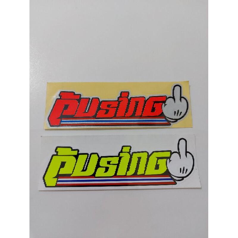 STICKER Stiker PUSING CUTTING | Lazada Indonesia