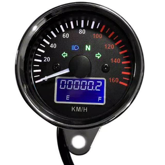 speedometer digital bulat cb rxking tiger scorpio universal | Lazada ...