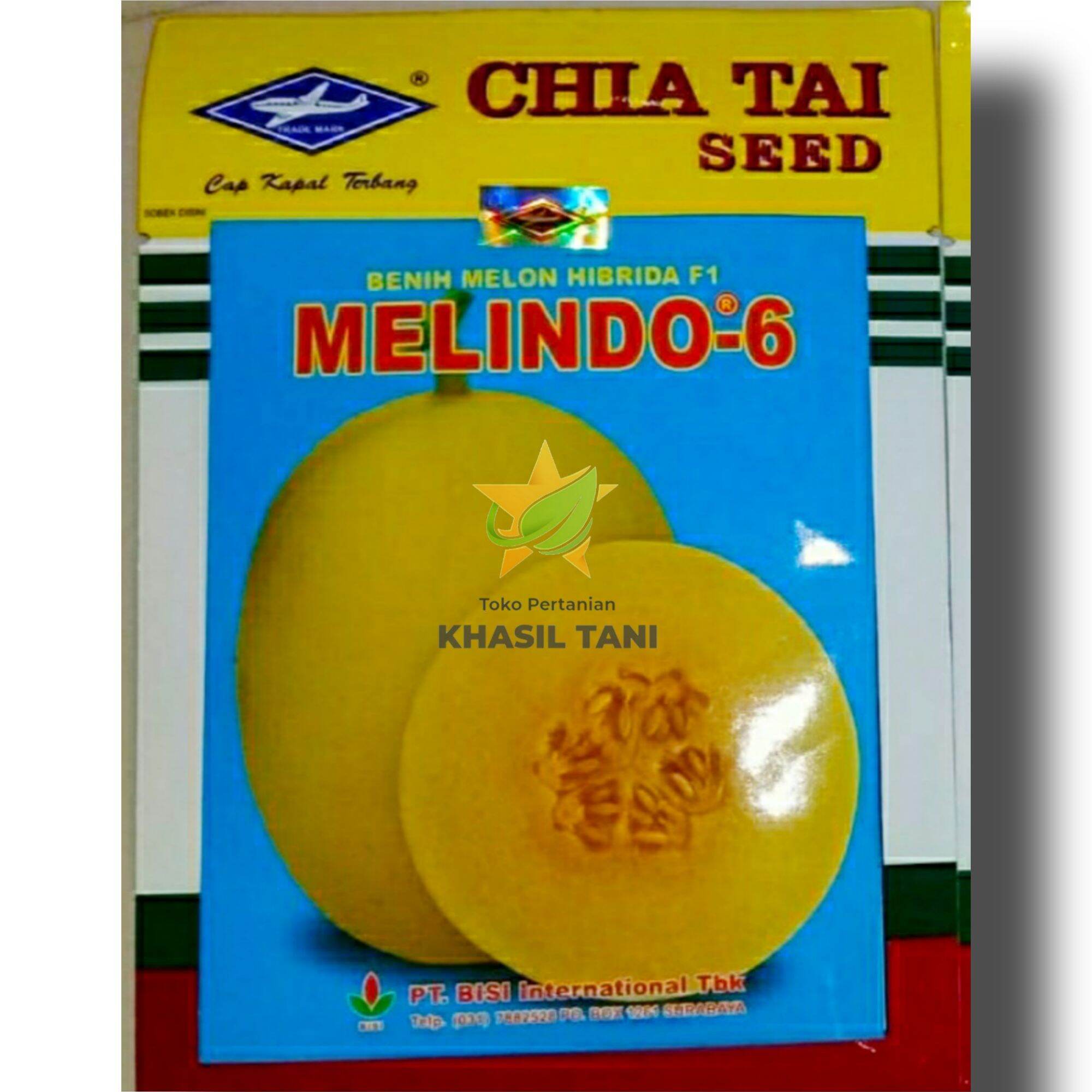 Benih Bibit Melon MELINDO 6 Berat Bersih 10 g - Cap Kapal Terbang ...