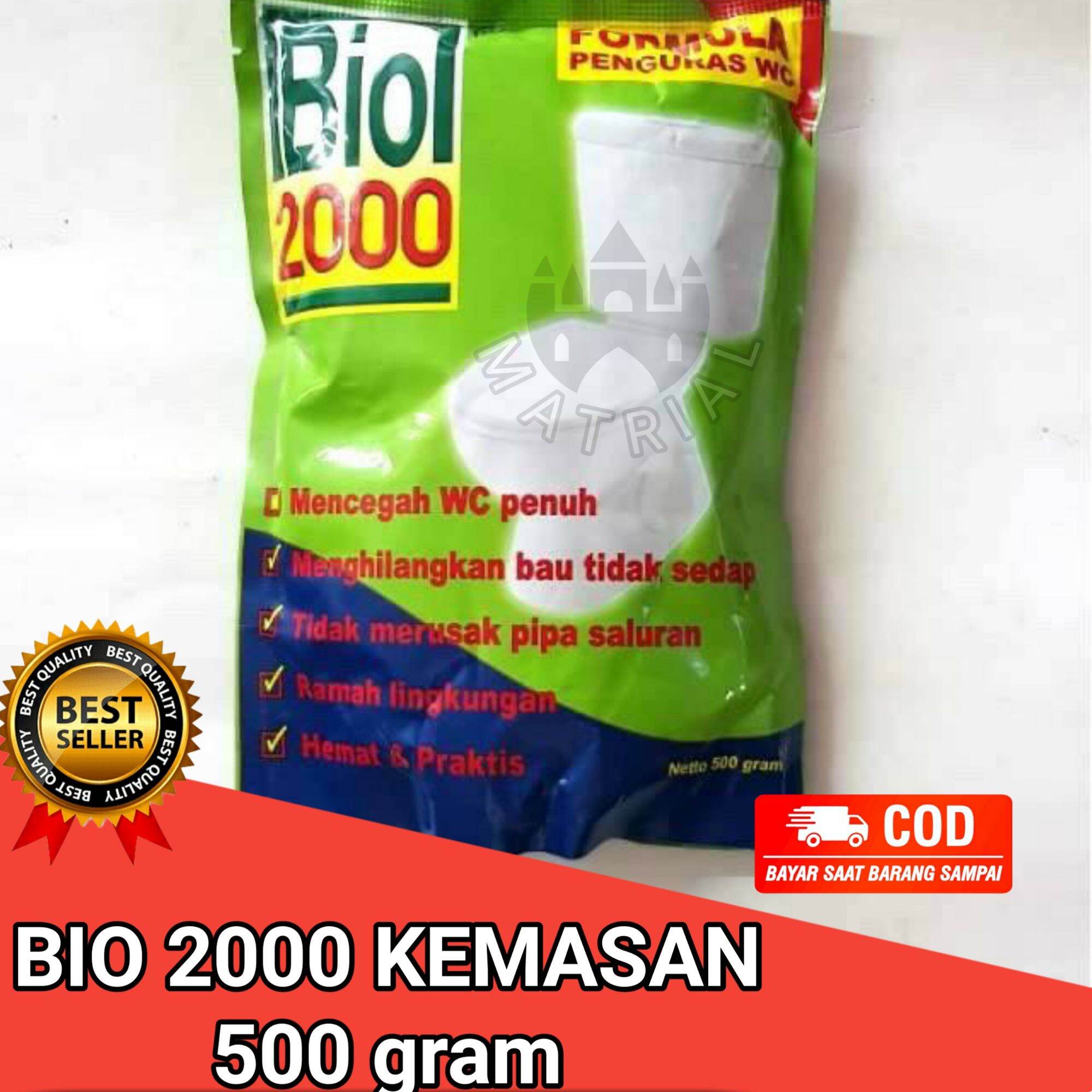 Bio 2000 Penguras Wc Kemasan 500 gram Obat Septic Tank Wc Penuh Eptic ...