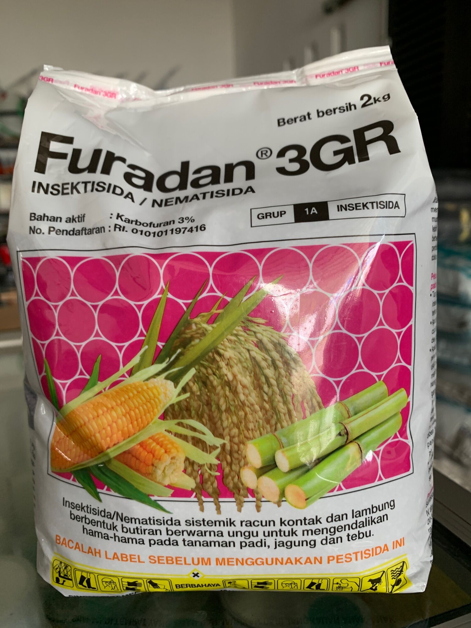Nematisida Pembasmi Hama Tanah FURADAN 3GR - 2KG | Lazada Indonesia