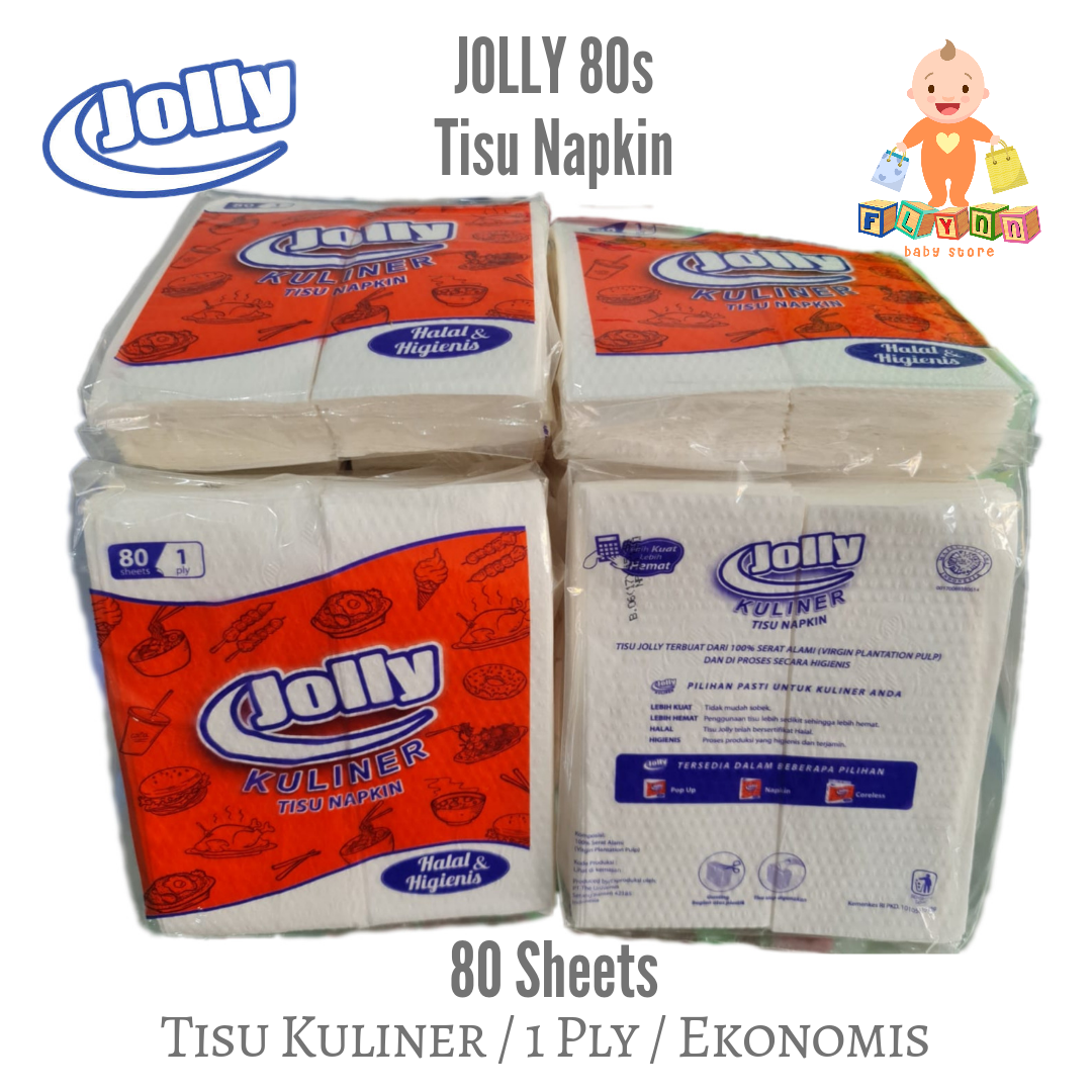 Jolly Tisu Napkin Tisu Piring dan Sendok MURAH Tisu Restoran Tisu ...