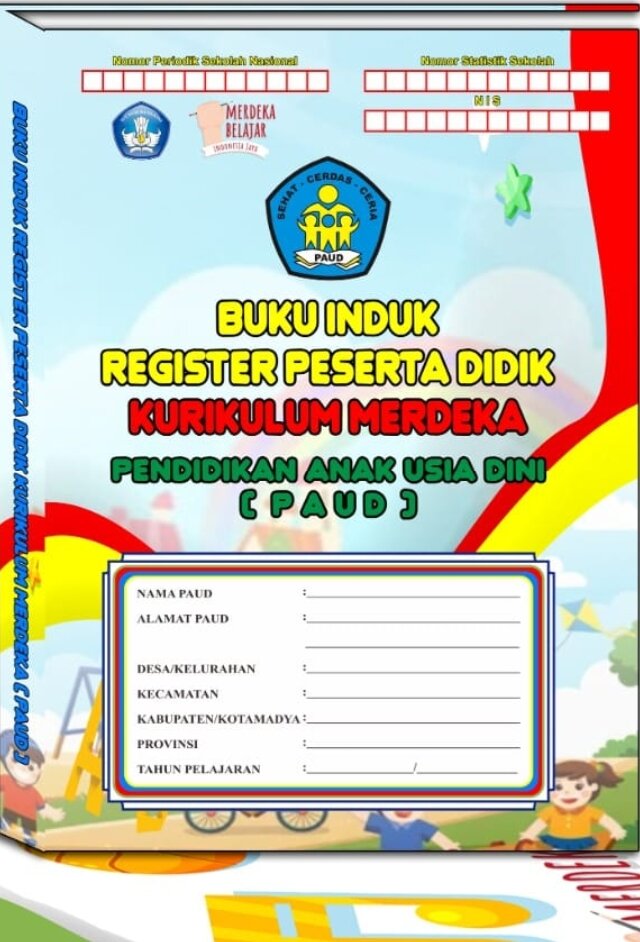 Baru/BUKU INDUK REGISTER PESERTA DIDIK KURIKULUM MERDEKA PAUD | Lazada ...