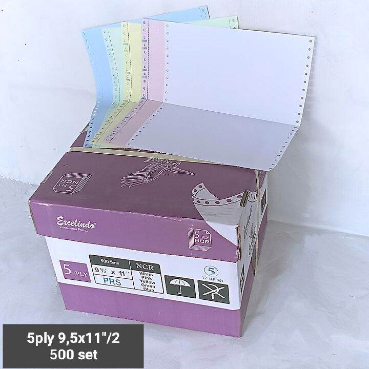 kertas continuous form 5ply 9,5x11"/2 | Lazada Indonesia