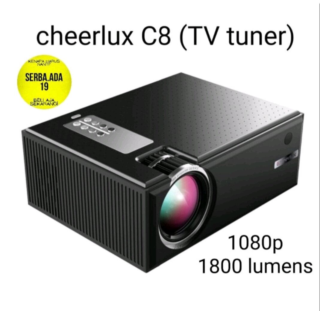 Proyektor layar tancap (TV Tuner) 1080p HD | Lazada Indonesia