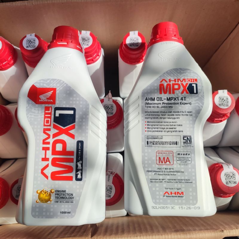 OLI MPX 1 LITER AHM OIL MPX 1 1 LITER | Lazada Indonesia