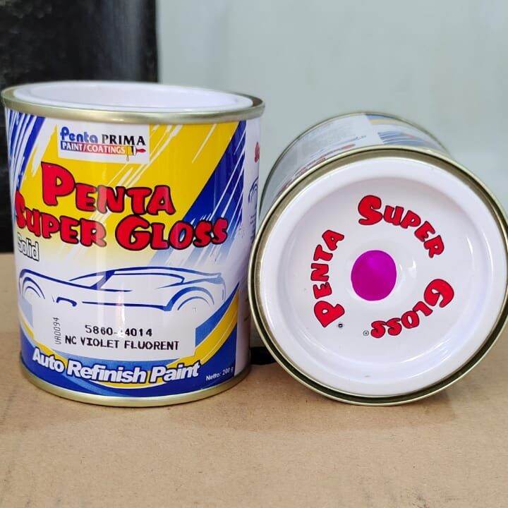 CAT PENTA SUPER GLOSS FLUORESCENT / WARNA STABILO - 200 GRAM - KUNING ...