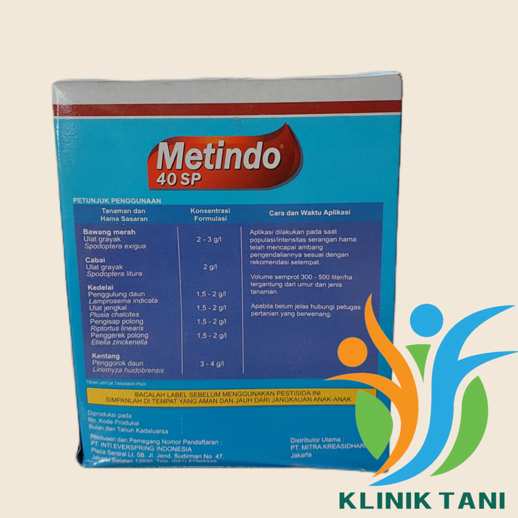 INSEKTSIDA INSEKTISIDA METINDO 40SP 400G | Lazada Indonesia