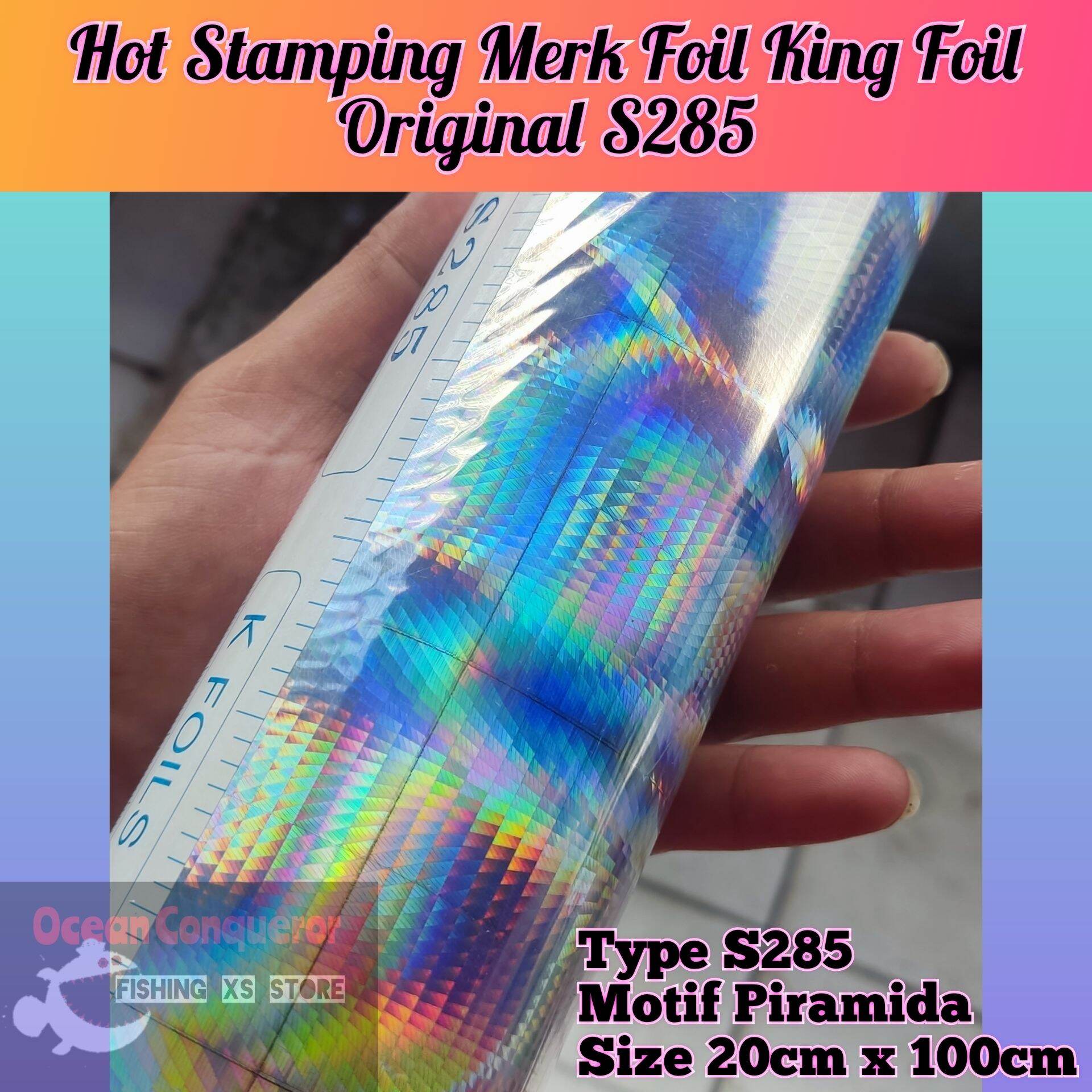 Hot Stamping Foil Merk King Foil Motif Piramida 20cm x 100cm | Lazada ...