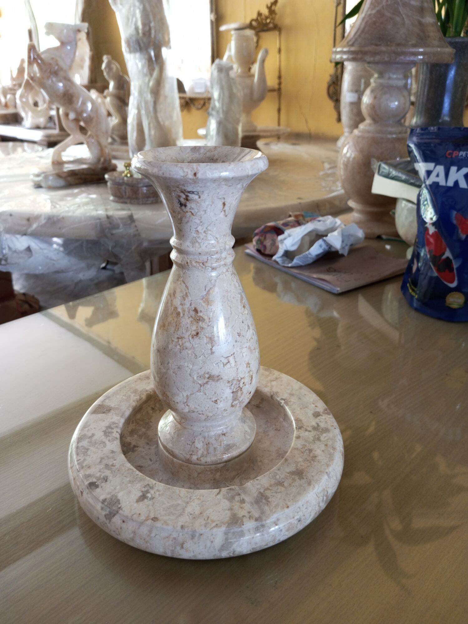 VAS BUNGA ASBAK DARI BATU MARMER (PAKET FULL) LIMITED STOCK | Lazada ...