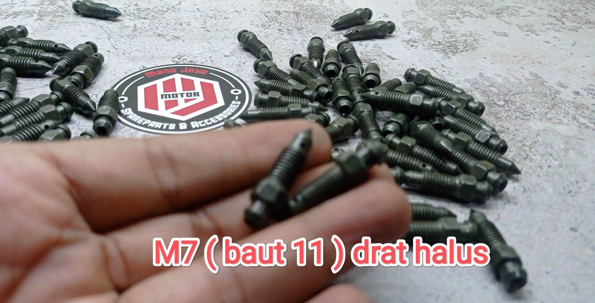 BAUT NEPEL ANGIN CALIPER M7 DRAT HALUS M8 DRAT KASAR | Lazada Indonesia