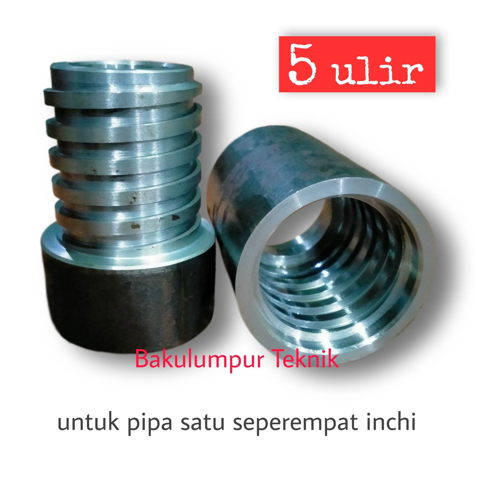 sok drat luar dalam 1 1/4 inchi - socket bor sumur - shock drat pipa ...