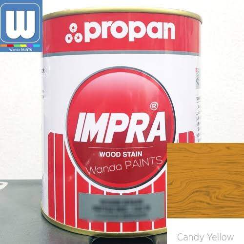 propan cat kayu impra wood stain candy yellow 1 kg | Lazada Indonesia
