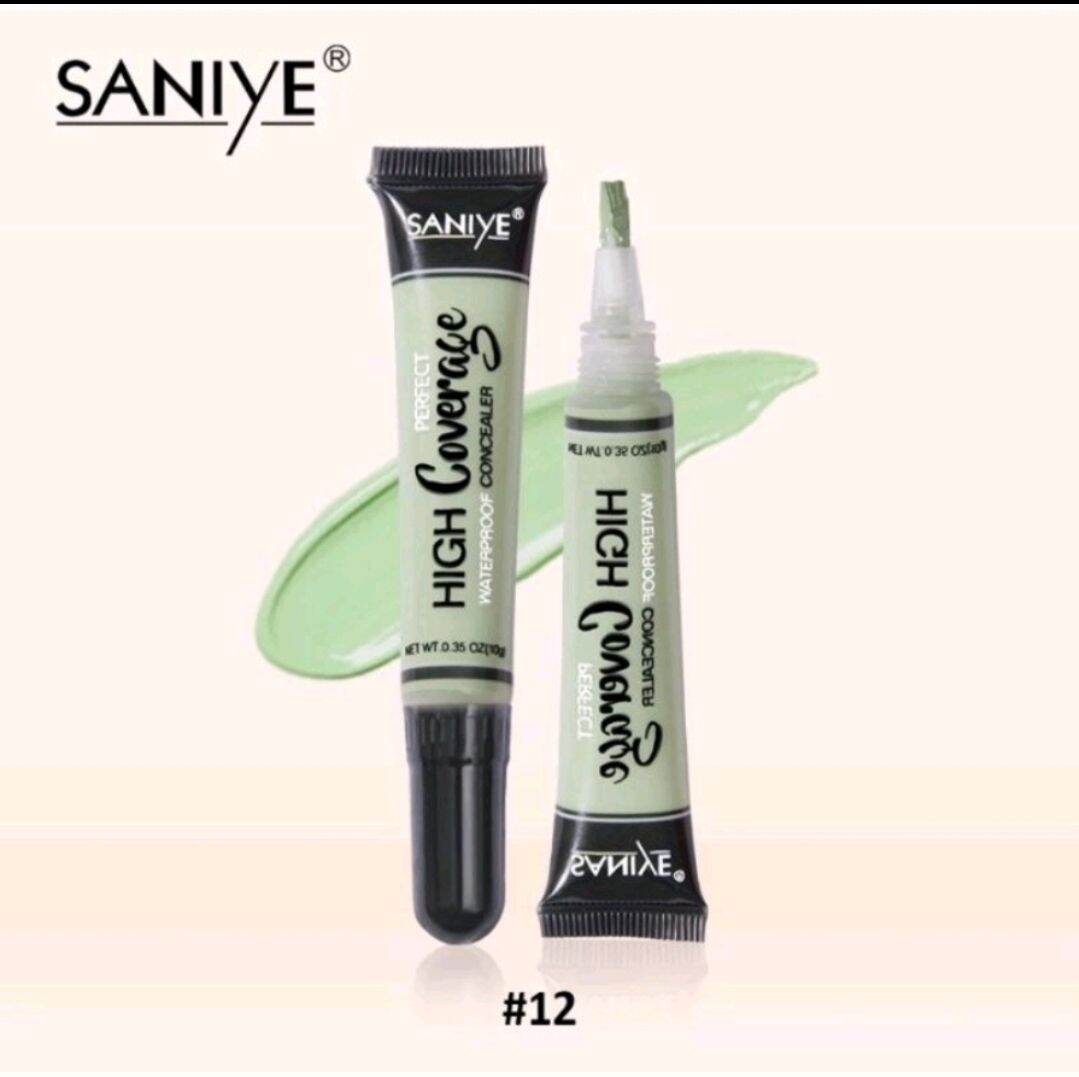 SANIYE Concealer Waterproof Wajah Full Coverage Color Corrector ...