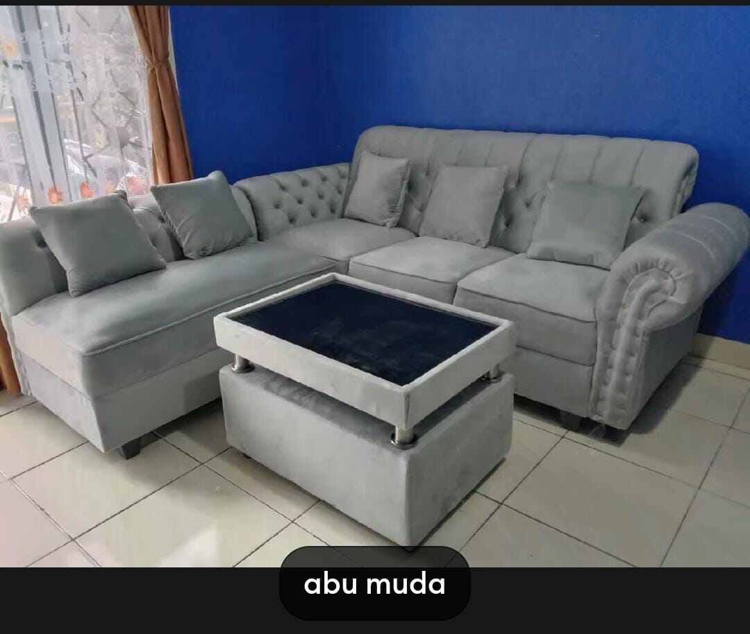 SOFA L /SOFA MINIMALIS / SOFA RUANG TAMU | Lazada Indonesia