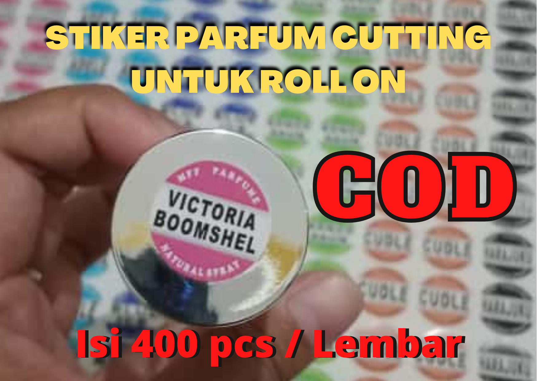 stiker / label produk parfum roll dan spray | Lazada Indonesia