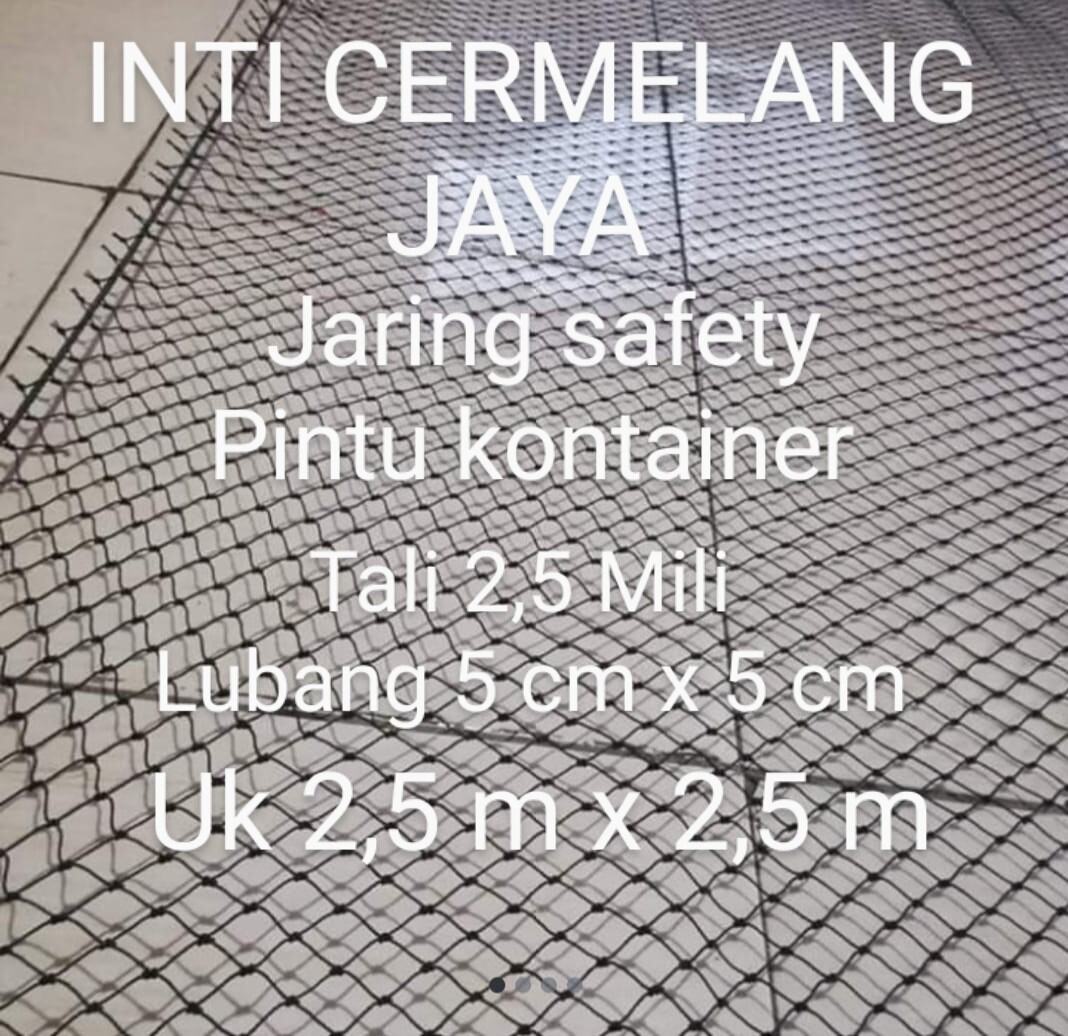 jaring safety pintu kontainer tali 2,5 Mili lub 5 cm x 5 cm uk 2,5 m x ...