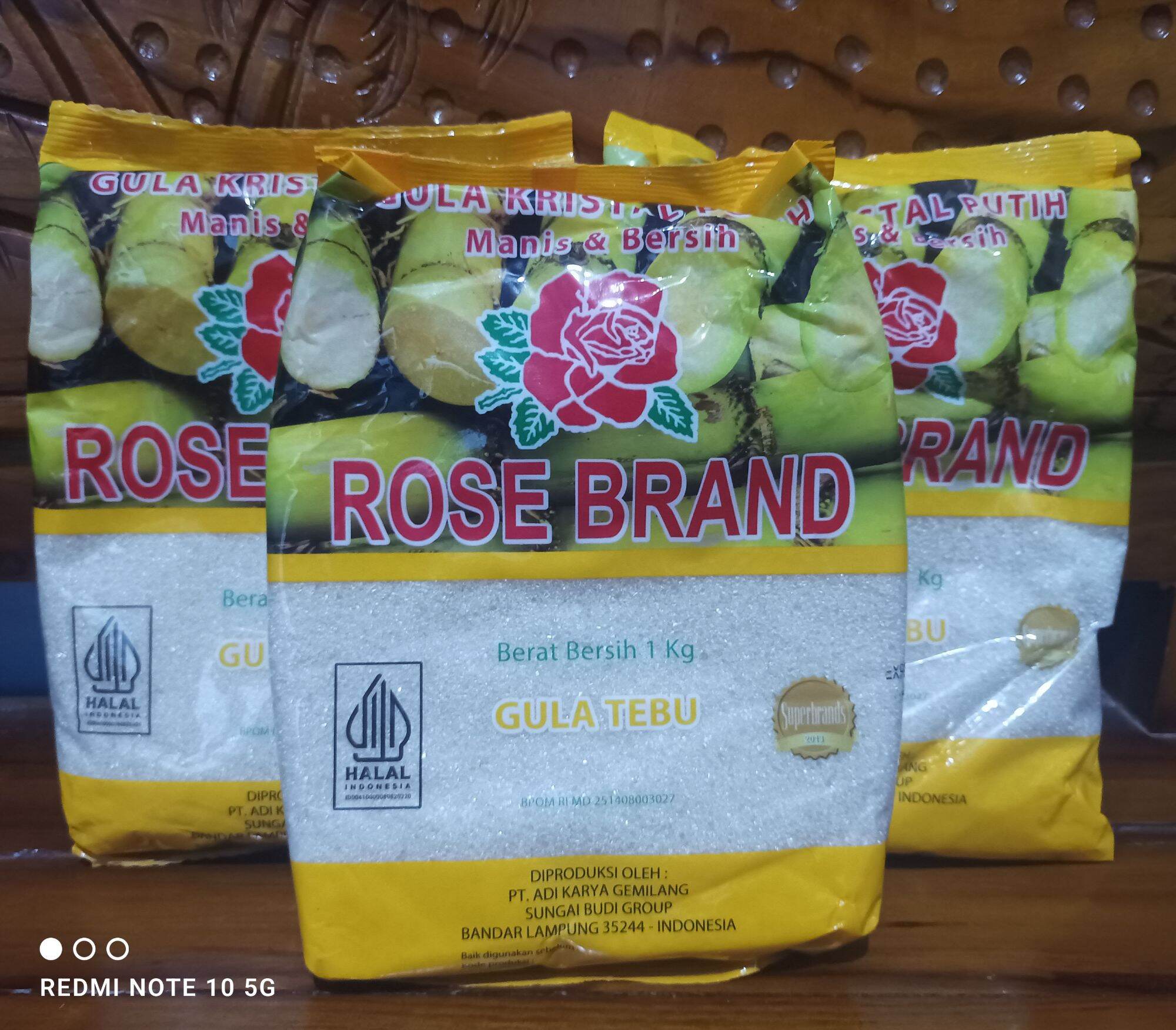 Gula pasir Rose Brand Kuning 1 kg | Lazada Indonesia