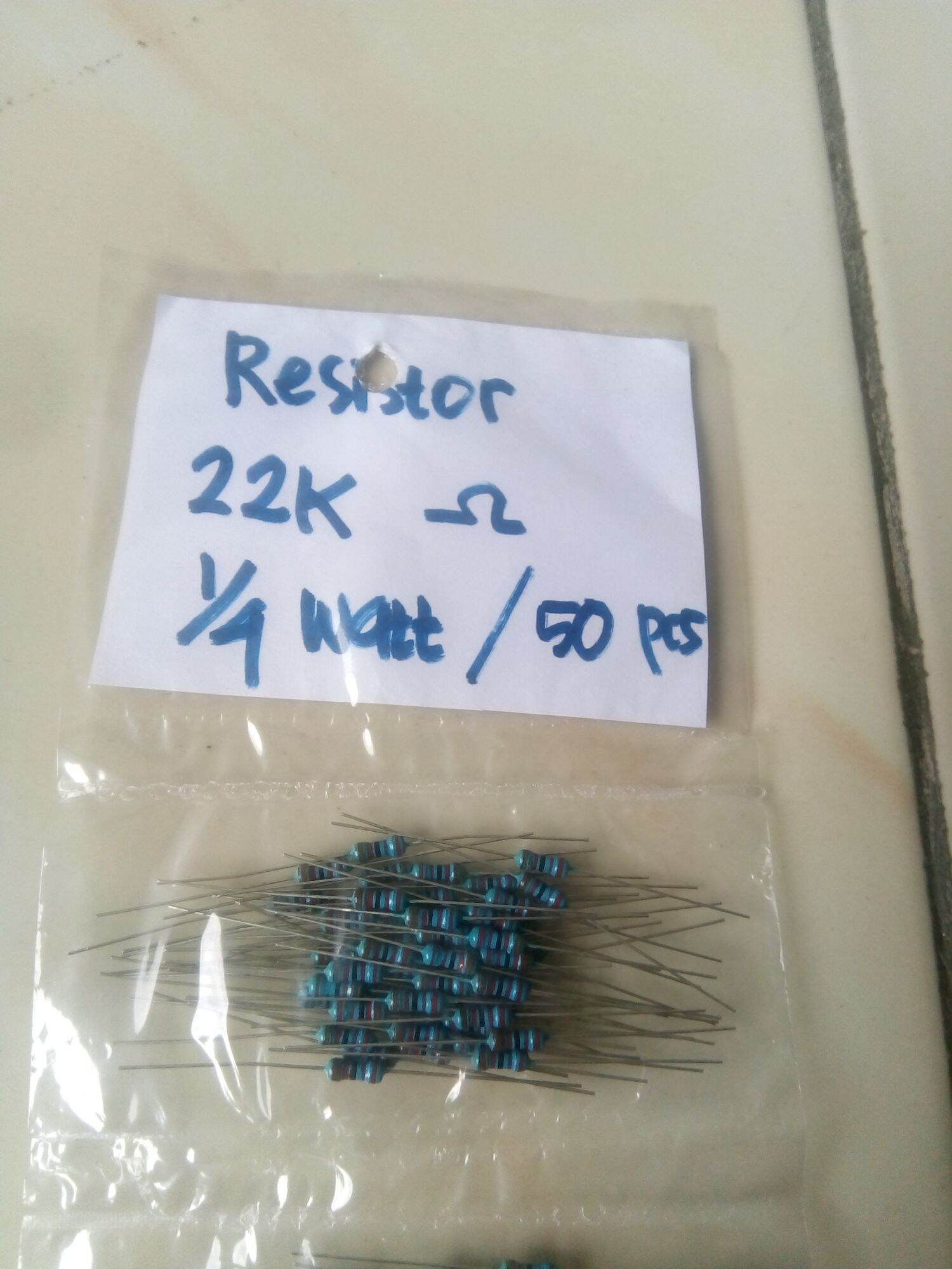resistor 22k ohm 1/4watt per pack | Lazada Indonesia