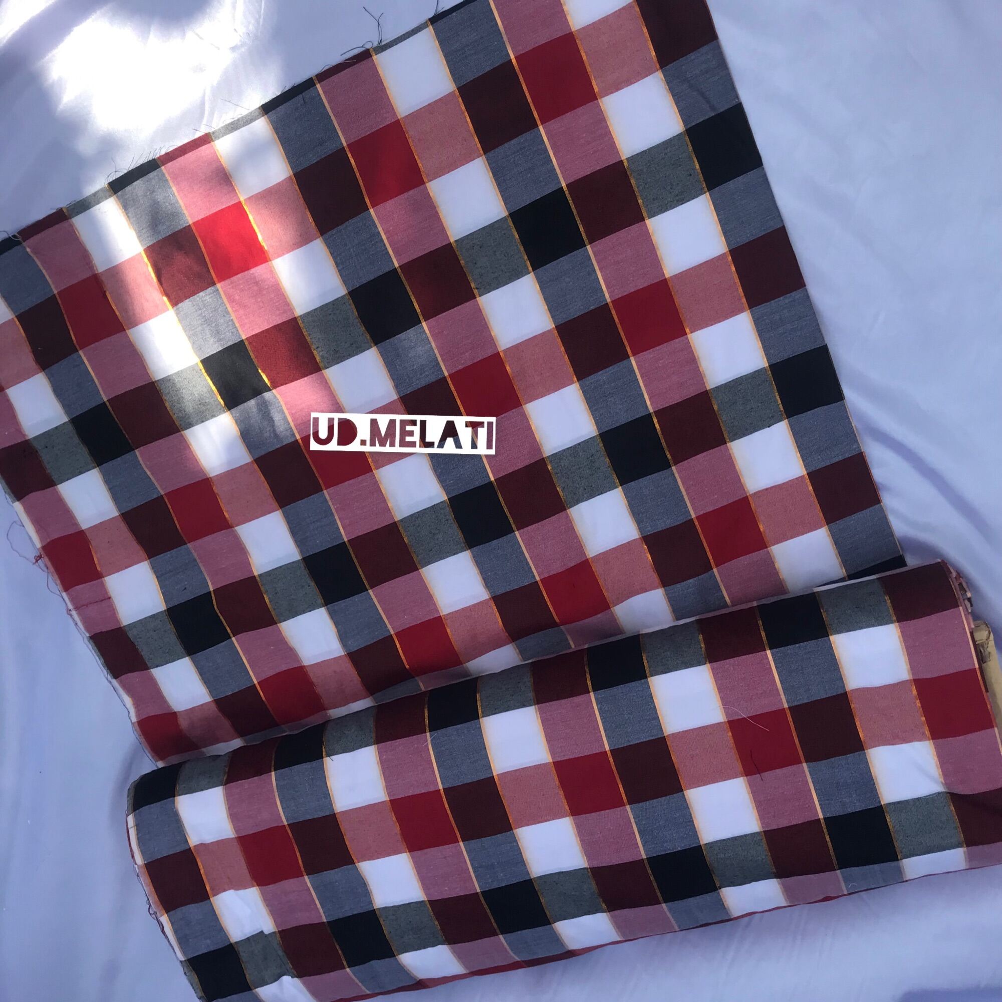 KAIN POLENG BALI KATUN TRIDATU KOTAK 5cm | Lazada Indonesia