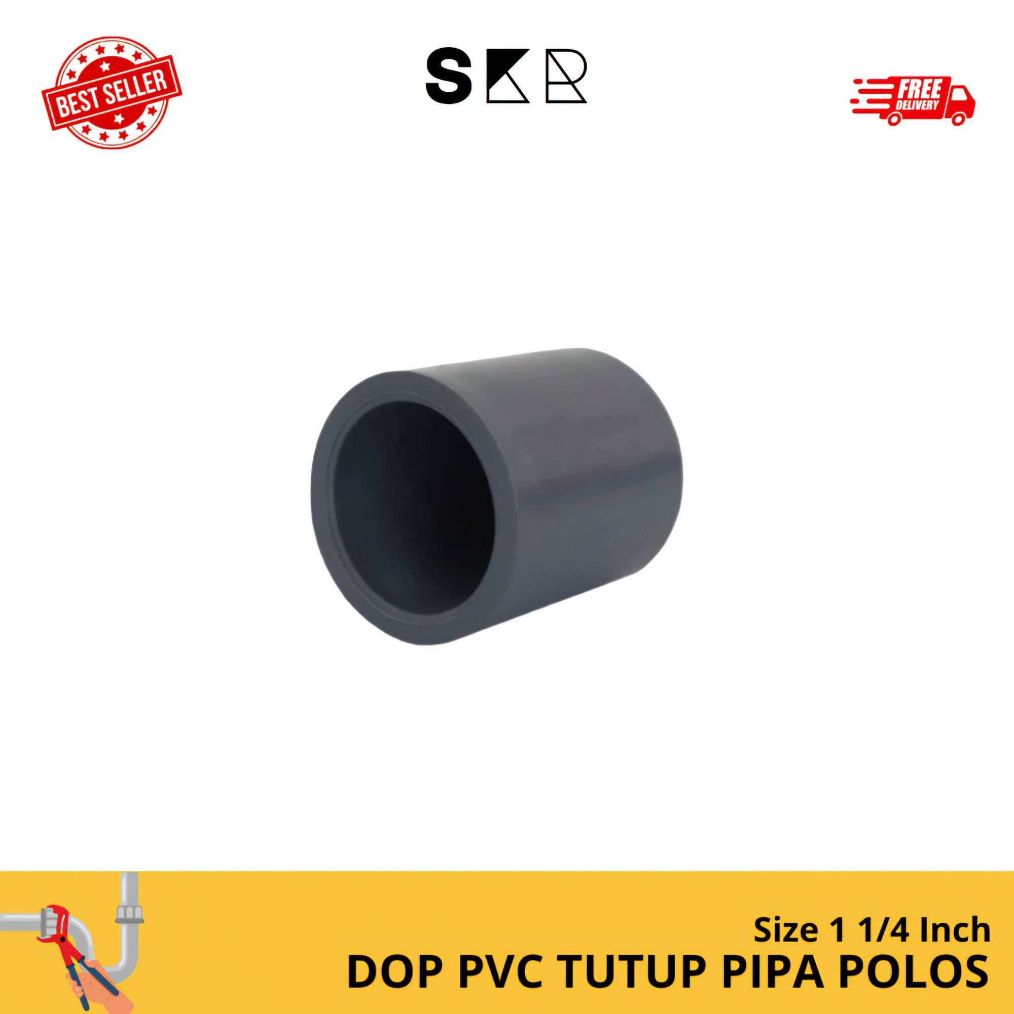 DOP Pvc 11/4" Tutup Pipa Pvc 11/4 inch CAP Pvc Polos | Lazada Indonesia